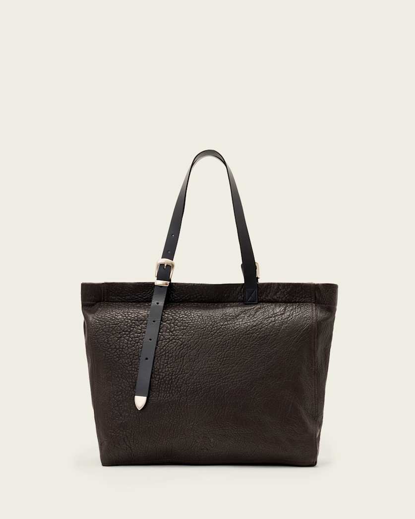 Haven Leather Tote Bag Bitter Brown | ALLSAINTS US